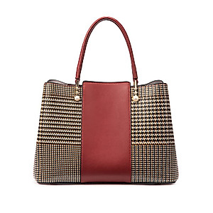 Women's Handbags Leather Shoulder Bags Stylish Hobo Bags Large Wallets and Totes with Adjustable Straps