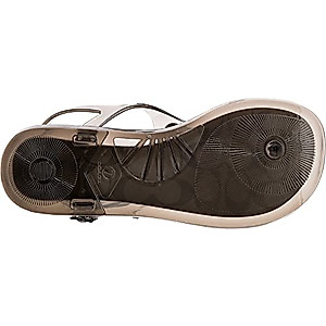 COACH Women's Natalee Jelly Sandals Black Rubber 8 B - Medium