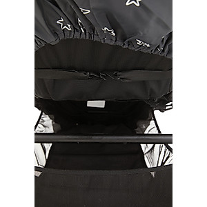 First Essentials Stroller Rain Cover Universal, Baby Travel Weather Shield, Windproof Waterproof, Protect from Dust Snow (Gray)