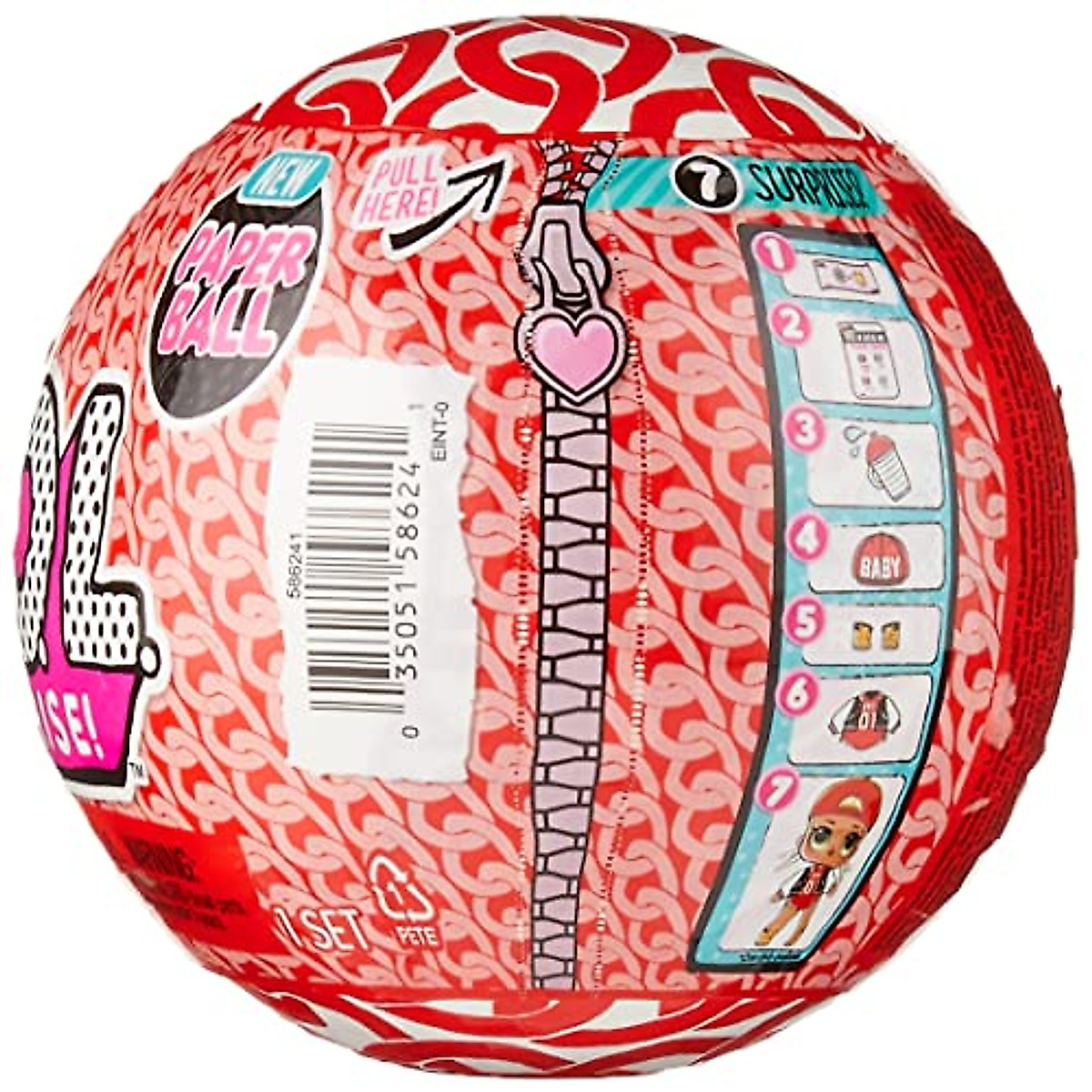 L.O.L. Surprise! 707 MC Swag Doll with 7 Surprises in Paper Ball- Collectible Doll w/Water Surprise & Fashion Accessories, Holiday Toy, Great Gift for Kids Ages 4 5 6+ Years Old & Collectors