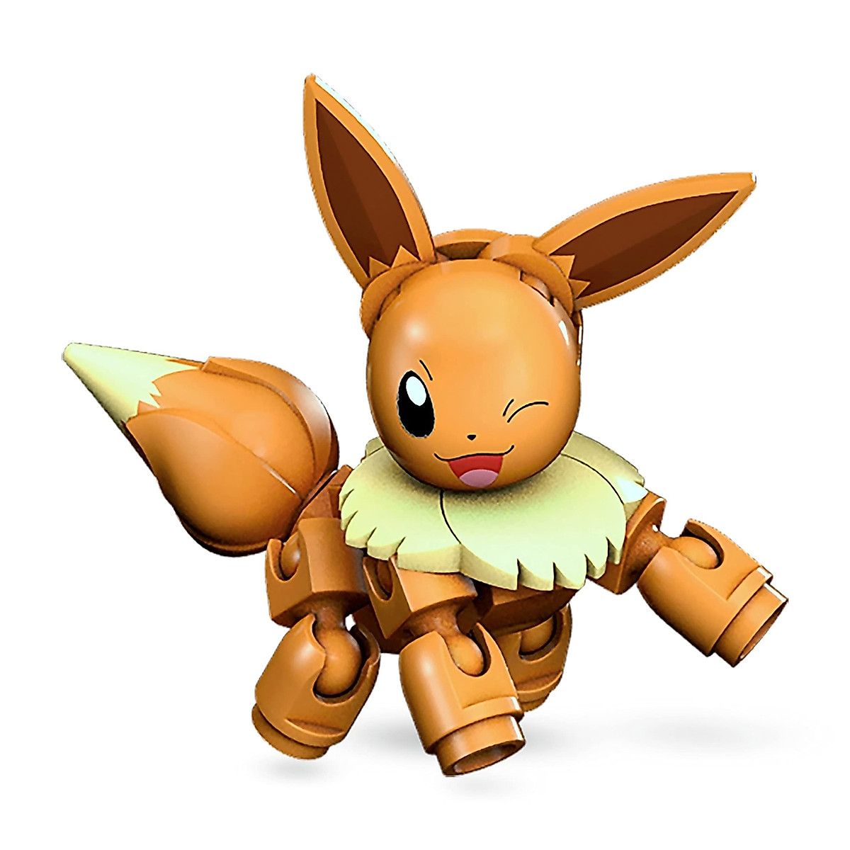 Mega Pokémon Building Toys Set, Building Box with 450 Pieces, 2 Poseable Characters and Storage Box, for Kids