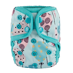 Sigzagor Newborn Baby Diaper Nappy Cover 8lbs-10lbs (Hot Air Balloon)