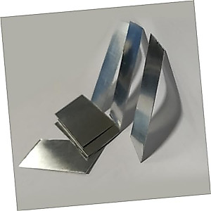 BCOATH 2 Pcs Zinc Electrode Strip Zinc Electrodes Fruit Tester Plate Material Fruit Electrode Zinc Strip Material Experimental Device Zinc Strip Electrode Battery Tester Zinc Plate Silver