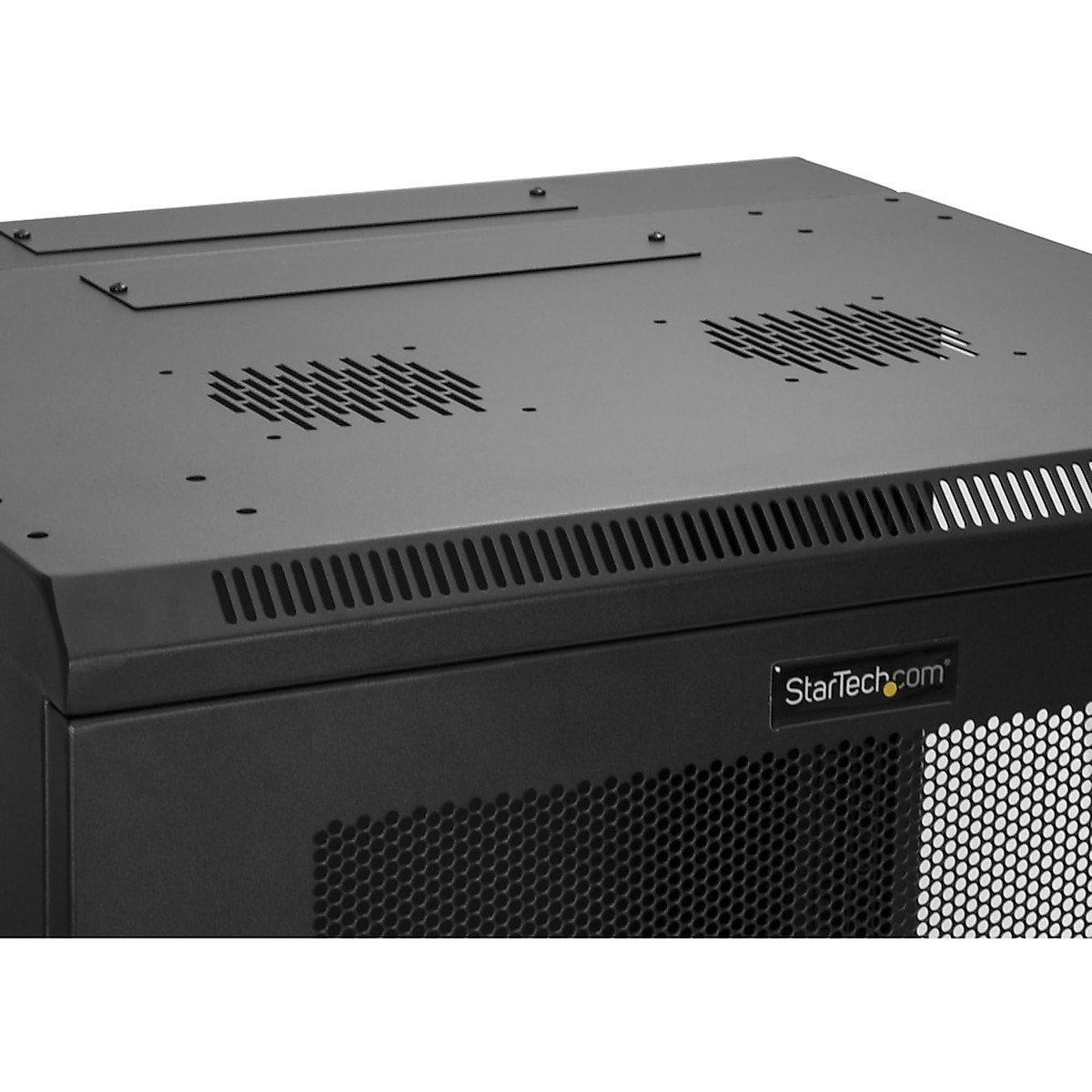 StarTech.com 4-Post 12U Wall Mount Network Cabinet with 1U Shelf, 19in Wall-Mounted Server Rack, Up to 20in Mounting Depth