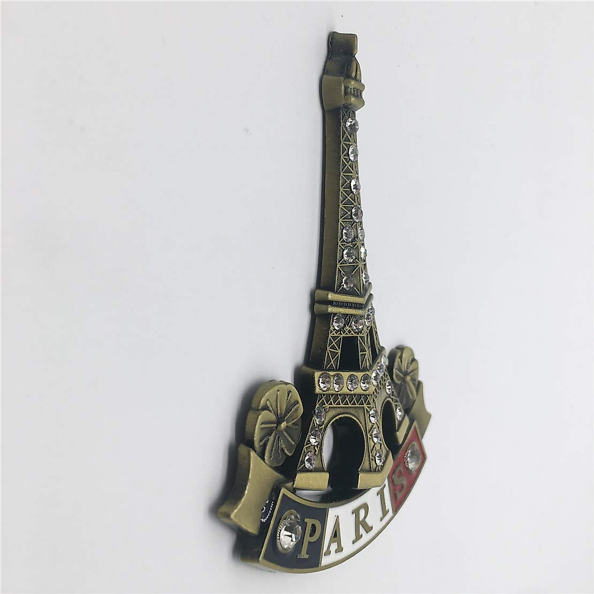 Eiffel Tower Paris France Fridge Magnet 3D Metal Handmade Craft Tourist Travel City Souvenir Collection Letter Refrigerator Sticker