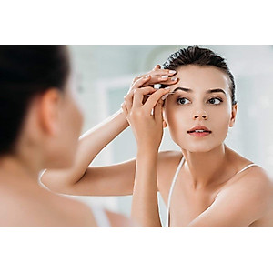 Regine Switzerland Slant Tweezer Professional Eyebrow, Facial & Hair Remover Etched Interior Tip and Splinter Tweezer Precision Pointed Tweezer for Ingrown Hair, Splinter and Glass Removal