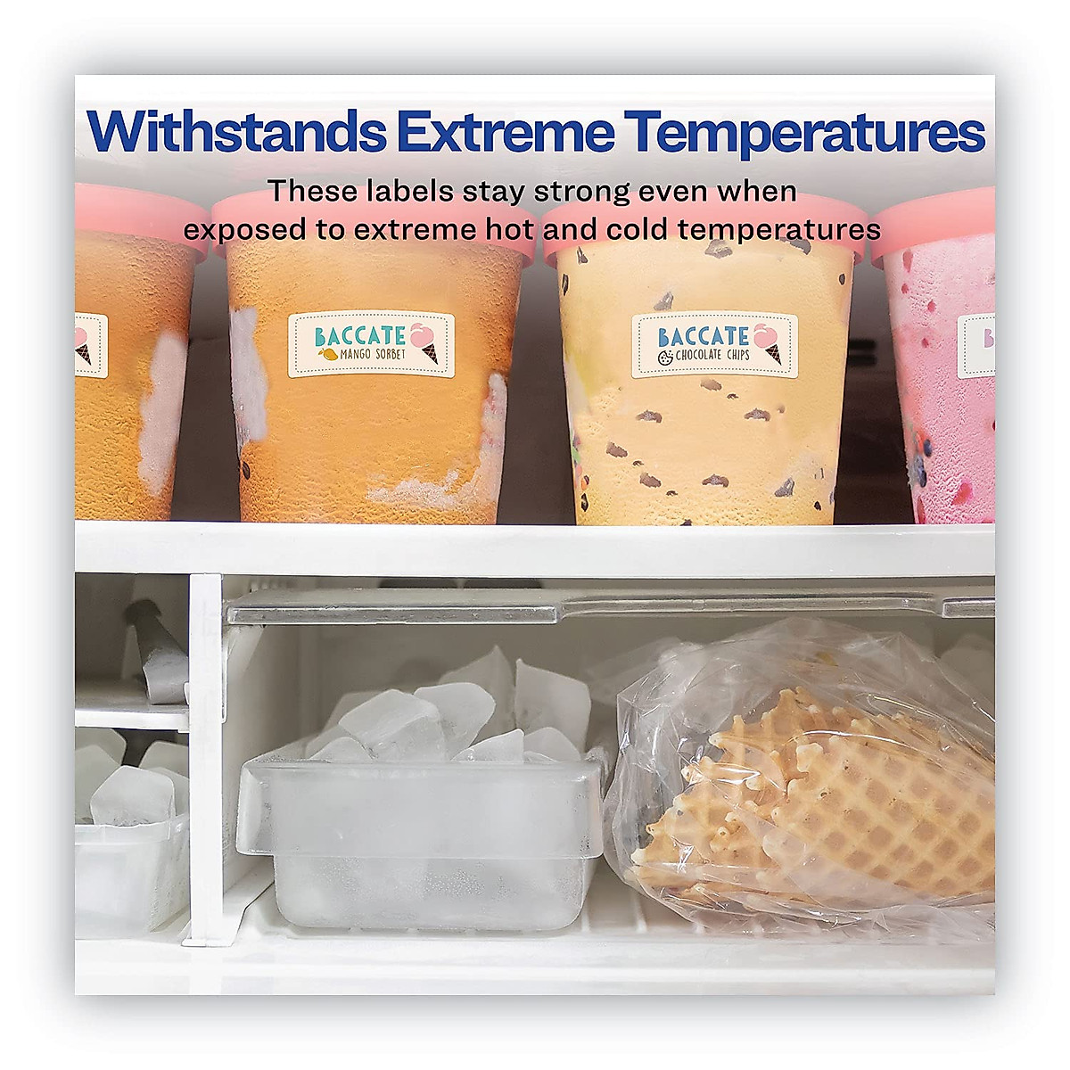 Avery 5520 Waterproof Address Labels, 1-Inch x 2-5/8-Inch, 1500/PK, White