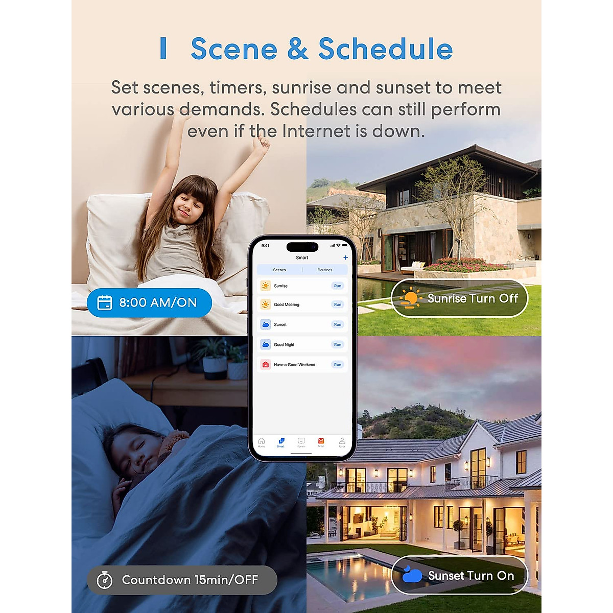 3 Way Smart Switch, Meross Smart Light Switch Supports Apple HomeKit, Siri, Alexa, Google Assistant & SmartThings, 2.4Ghz WiFi Light Switch Neutral Wire Required, Remote Control Timer 2 Pack