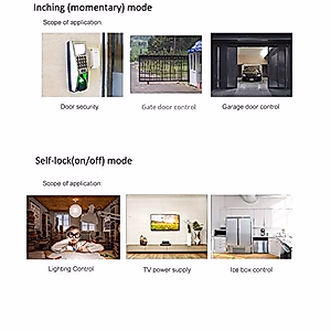 MHCOZY 1 Channel 5V 12V ZigBee Smart Relay Switch,Adjustable Selflock and Momentary Working Mode,Works with Tuya eWelink Zigbee Gateway