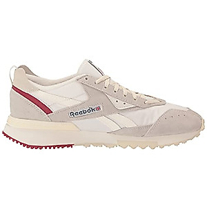 Reebok Unisex LX2200 Sneaker, White/Chalk/Flash Red, 11.5 US Men