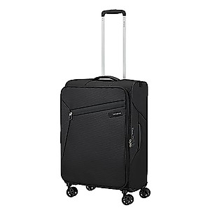 Samsonite Suitcase, Black (Black), Spinner M (66 cm-67/73 L)