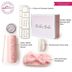 Bride's Babe Bridesmaid Gift Box Kit - Bridesmaids Proposal Gift Set, Perfect for Bachelorette Party, Bridal Shower or As a Thank You at The Wedding