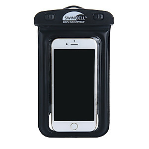 Waterproof Phone Holder Armband Case for Swimming Running Walking. Fits All Standard Size Phones up to 6.3inches- iPhone 11, 13 Pro Samsung Galaxy S. Android. Bonus Hi-Vis Armband and Neck Lanyard.