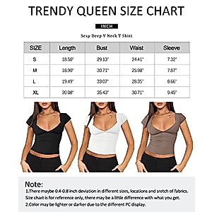 Trendy Queen Women's Sexy Deep V Neck Backless Tops Short Sleeve T-Shirts Trendy Crop Tops Y2K Summer Clothes Bustier Corset Cami 2023 Light Green