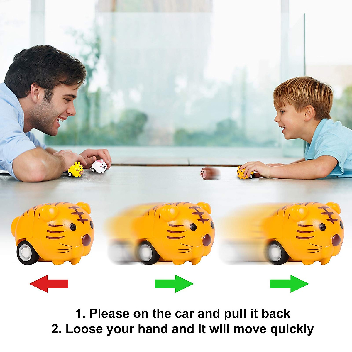 Evoio 12 Pack Easter Eggs Prefilled with Pull Back Cars, Mini Little Vehicles Car Toys for Easter Party Favors, Easter Basket Stuffers, Easter Egg Pinata Fillers, Goodie Bags Fillers, Classroom Prizes