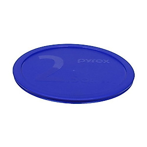 Pyrex 325-PC 2.5 Quart Blue (10in diameter) Mixing Bowl Lid - Made in the USA