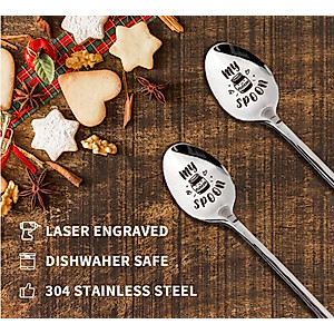 My Nutella Spoon Stainless Steel Spoon, Dessert Cake Nutella Spoon, Gifts for Women, Men, Nutella Lovers, Birthday Christmas Thanksgiving Graduation Housewarming Gifts, Unique Idea Gift