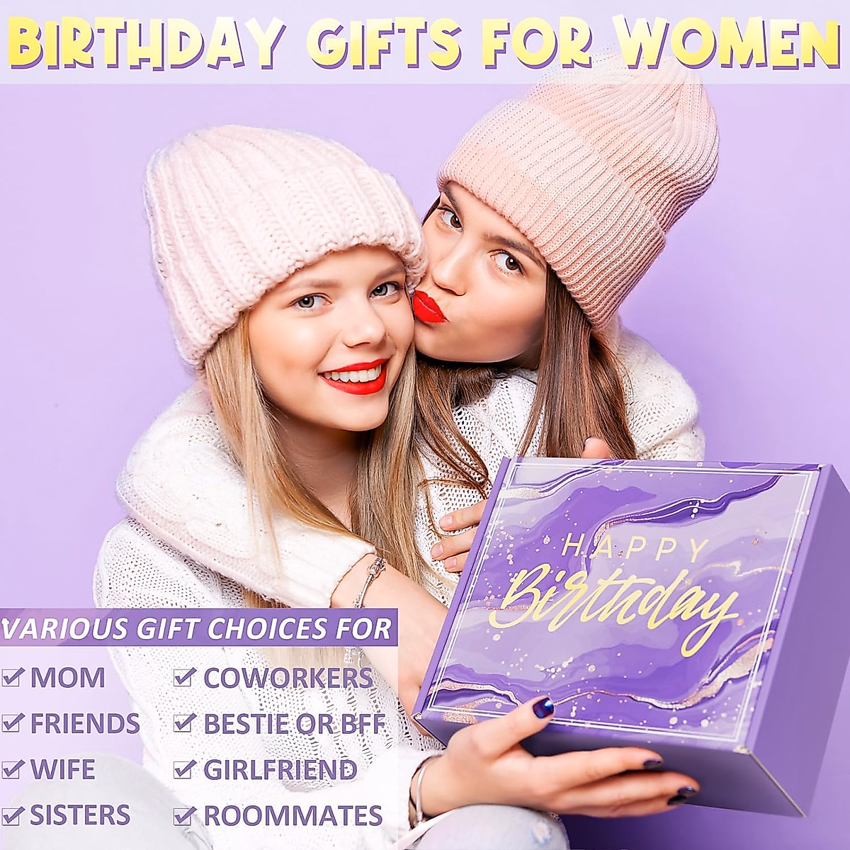 50th Birthday Gifts Women, 50 Year Old Gifts For Women Mom, Sister, Wife, Aunt, Coworker, Gift Ideas