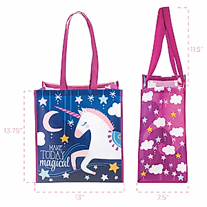 Stephen Joseph, Large Recycled Gifts Bags, Gift Bag with Handles, Kids Gifts Bag, Reusable Gift Bag, Birthday Party Gift Bag, Shopping Bag