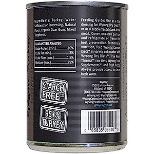 Wysong Epigen Turkey Canine/Feline Canned Formula Dog/Cat/Ferret Food, 12.9 Ounce Can