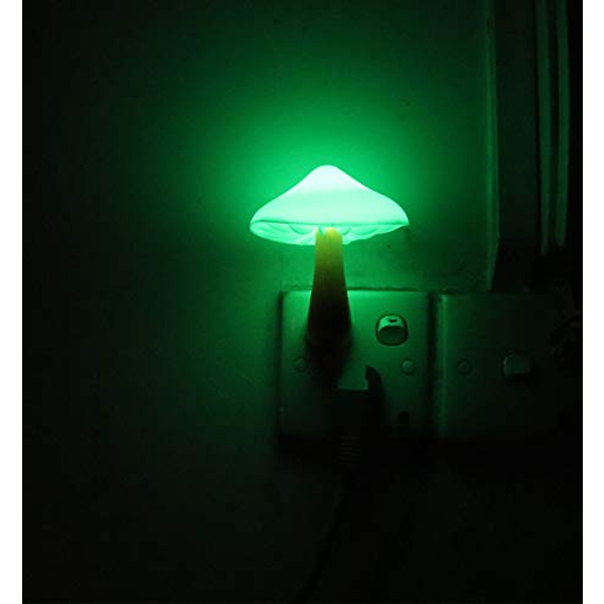 AUSAYE Sensor LED Night Light Plug in Lamp Mushroom Night Light 7-Color Changing Magic Mini Pretty Mushroom-Shaped Night Lights for Adults Kids NightLight