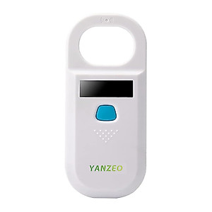 Yanzeo Pet Microchip Reader, RFID EMID Animal Handheld Reader,134.2 Pet ID Scanner Rechargeable Animal Chip Registration, Pet Tag FDX-B(ISO 11784/11785) (AR180)