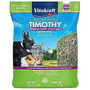 Vitakraft Small Animal Timothy Hay for Guinea Pigs, Rabbits, and Chinchillas - 3.5 lbs