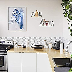 TIMEYARD Floating Shelves Teen Girl Room Decor, Wall Mounted Shelf Wood Shelves for Wall, Wall Shelves for Bedroom, Living Room, Bathroom, Kitchen