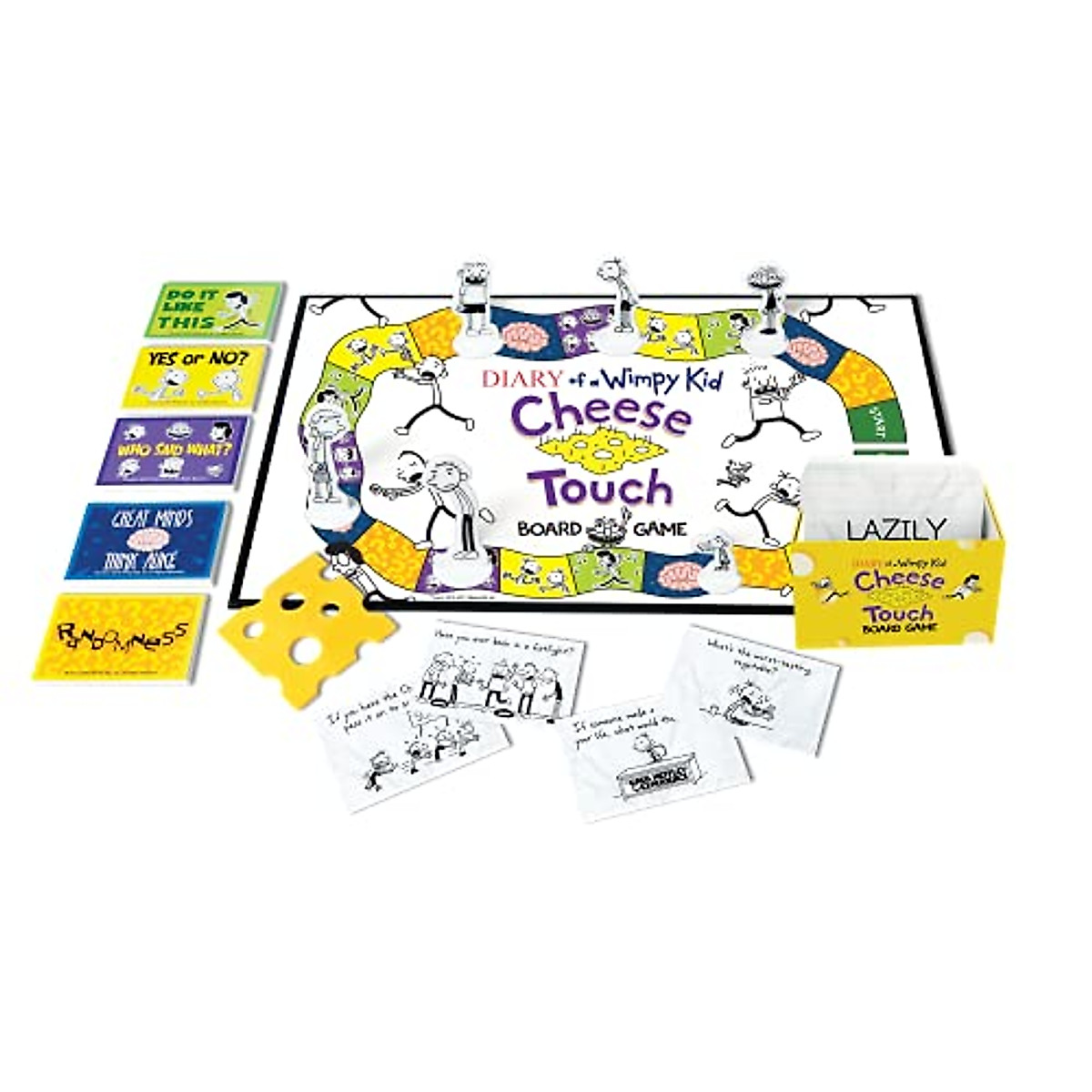 Diary of a Wimpy Kid Cheese Touch Game - Race to The Finish While Learning About Your Friends by Pressman