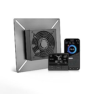 AC Infinity AIRTITAN T3, Ventilation Fan 6" with Temperature Humidity Controller, for Crawl Space, Basement, Garage, Attic, Hydroponics, Grow Tents