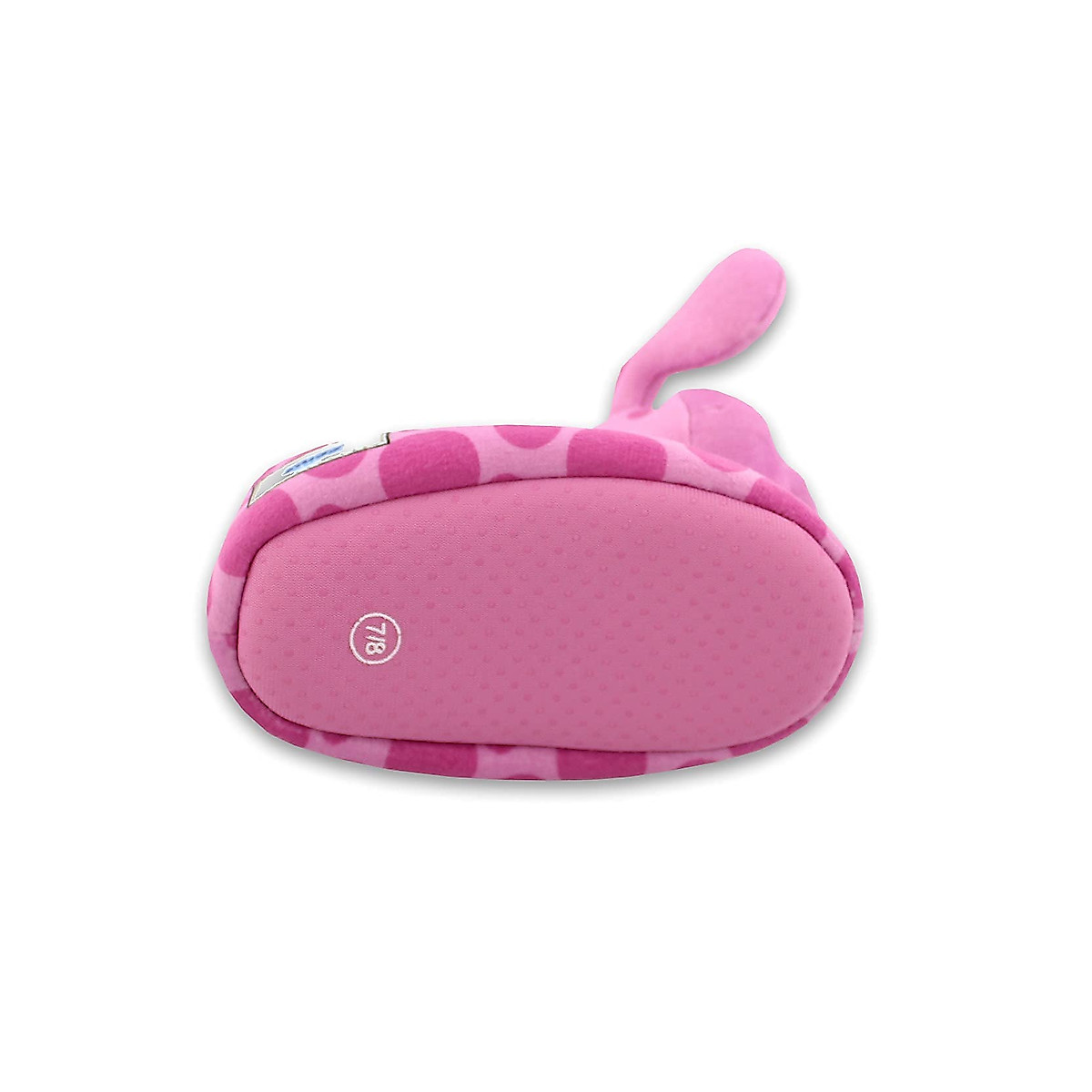 Blue's Clues & You Magenta Toddler Plush 3D Sock Top Slippers (5-6 M US Toddler, Magenta)