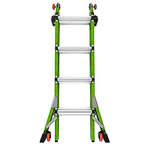 Little Giant Ladder Systems Dark Horse 2.0, M17, 17ft, Multi-Position Ladder, Fiberglass, Type 1A, 300 lbs Weight Rating, (16117-001)