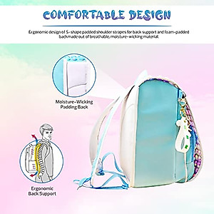 AmazTree Amaztree Rainbow Pop On It School Backpack Fidget Backpack for Kids, Teenagers Girls