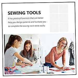 VILLCASE 12 Pcs Quilting Tracing Board Clothing Quilting Stencil Quilting Cutting Template Clothes Sewing Template Quilling Tool Embroidery Tools Quilting Ruler for Fabric Patchwork Acrylic