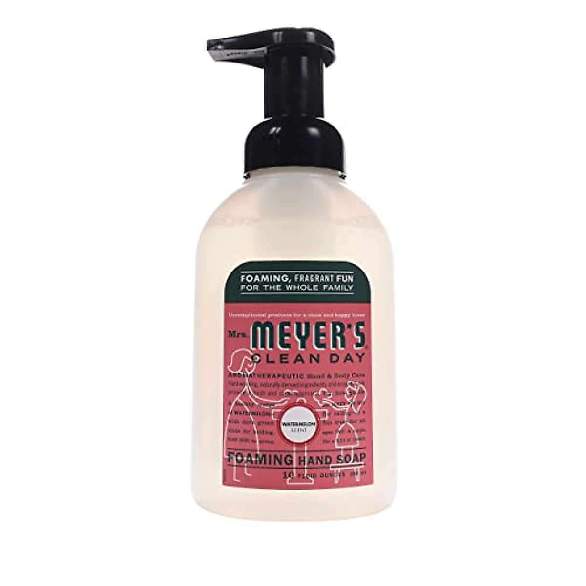 MRS. MEYER'S CLEAN DAY Foaming Hand Soap, Watermelon Scent (10 Fl oz (Pack of 4))