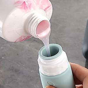 Gemice Travel Bottles for Toiletries Tsa Approved Size Containers BPA Free Leak Proof Tubs Refillable Liquid Accessories Cometic Shampoo and Lotion Soap