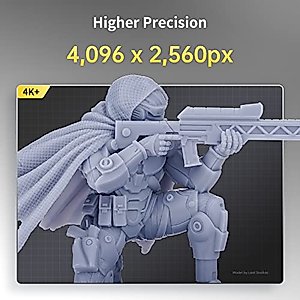ANYCUBIC Photon Mono X2 and Plant-Based Resin (Grey, 1KG), Resin Printer Bundle
