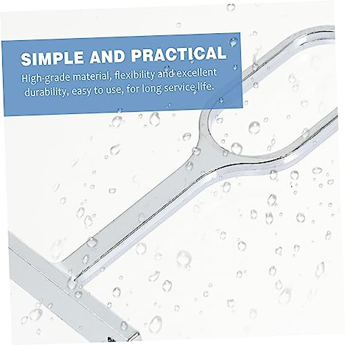 Cabilock 10pcs Closet L Brackets Heavy Duty Heavy Duty Curtain Rod Pipe Brackets Shower Rod Supports Closet Rod Line Rod Holder Zinc Alloy Silver Alloy Closet Rod Pipe Top Loading