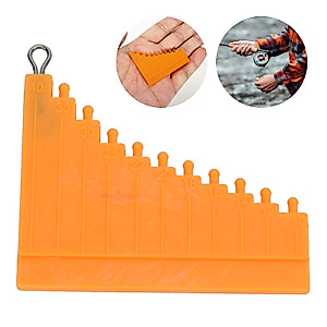 Dilwe Hair Gauge, 11 Front and Back Scales, Hair Rig Measurement Tool for Carp Fishing