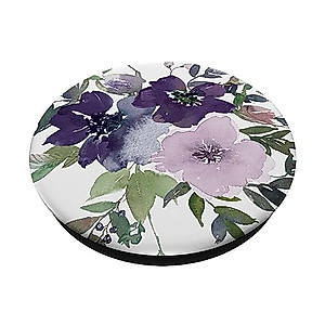 Floral Flower Purple Lavender Flowers Flowery PopSockets Standard PopGrip