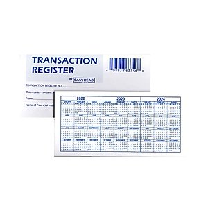 18 Pack Checkbook Registers for Personal Checkbook, Transaction Ledgers, 2022-2023-2024 Calendars