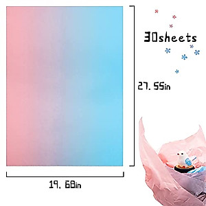 MR FIVE 30 Sheets Pastel Turquoise Tissue Paper Bulk,20"x 28",Turquoise Tissue Paper for Gift Bags,Crafts,Gift Wrapping Tissue Paper for Birthday Wedding Thanksgiving Holiday