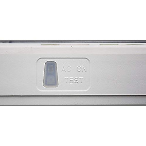 LFI Lights | Wet Location Rated Combo Green Exit Sign with Emergency Lights | White Housing | All LED | Two Adjustable Round Heads | Hardwired with Battery Backup | UL Listed | WLTCOMBO-G