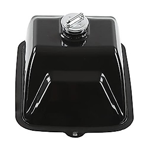 ATV Fuel Tank with Cap, ATV Metal Gas Tank with Cap No Oil Leakage for 150cc 200cc 250cc ATV Quad 4 Wheeler Fuel Tank