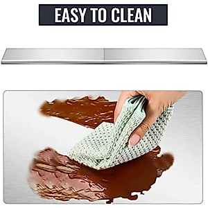 AHLOKI Concession Shelf Stainless Steel Drop Down Folding Serving Food Shelf Stand Serving for Concession Trailer Serving Window,48L X 12W Inch