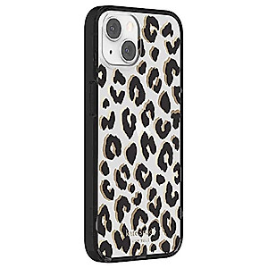 kate spade new york Protective Hardshell Case for iPhone 13 - City Leopard Black