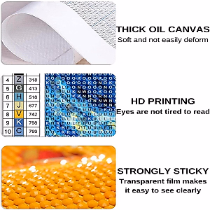 DIY 5D Diamond Art Painting Kits White Angel Wing Full Drill Round Diamond Art Paint by Number Kits for Beginner Crystal Cross Stitch for Wall Decoration(40x50cm)