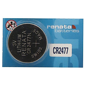 Renata Batteries CR2477N Lithium 3V Coin Cell Battery (1 Pc)