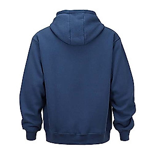 SEC.119 Grateful Dead Dancing Bear Men Classic Hoodie | Medium-Weight Fabric Hooded Sweatshirt | Navy | Officially Licensed Apparel | Extra Large