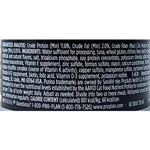Purina Pro Plan Cat Food Canned Wet Entree 3 Flavor 6 Can Sampler Bundle, (2) Each: Chicken Tomato Pasta Gravy, Sole Vegetable, and Tuna Entree Sauce (3 Ounces) Plus Catnip Mouse